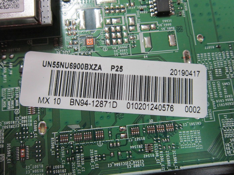Samsung UN55NU6900B Main Board (BN97-14045J) BN94-12871D | eBay