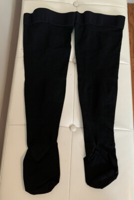 Absolute Support Elastic Thigh High Compression Socks XL Silicone Band ...