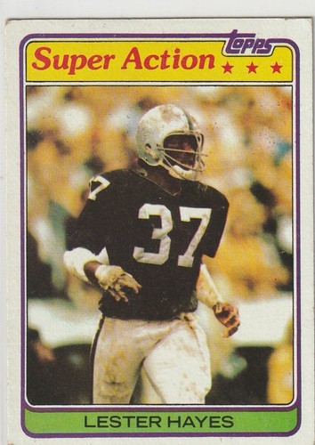 1981 Topps Lester Hayes Oakland Raiders #218 | eBay