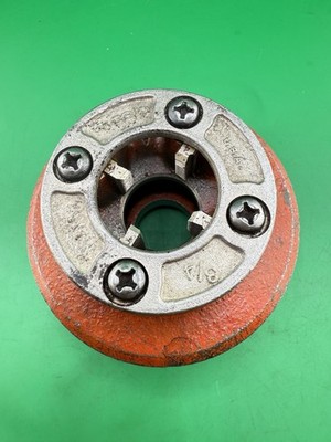 Ridgid 12R Manual Die Head for 3/4" NPT Pipe Threading 37395 Excellent ...