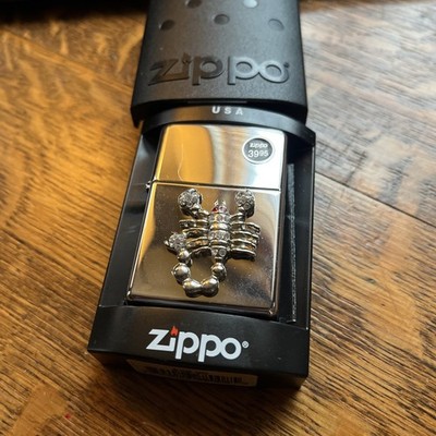 Zippo 2007 Bling Scorpion Polished Chrome Lighter NEW SEALED UNUSED | eBay