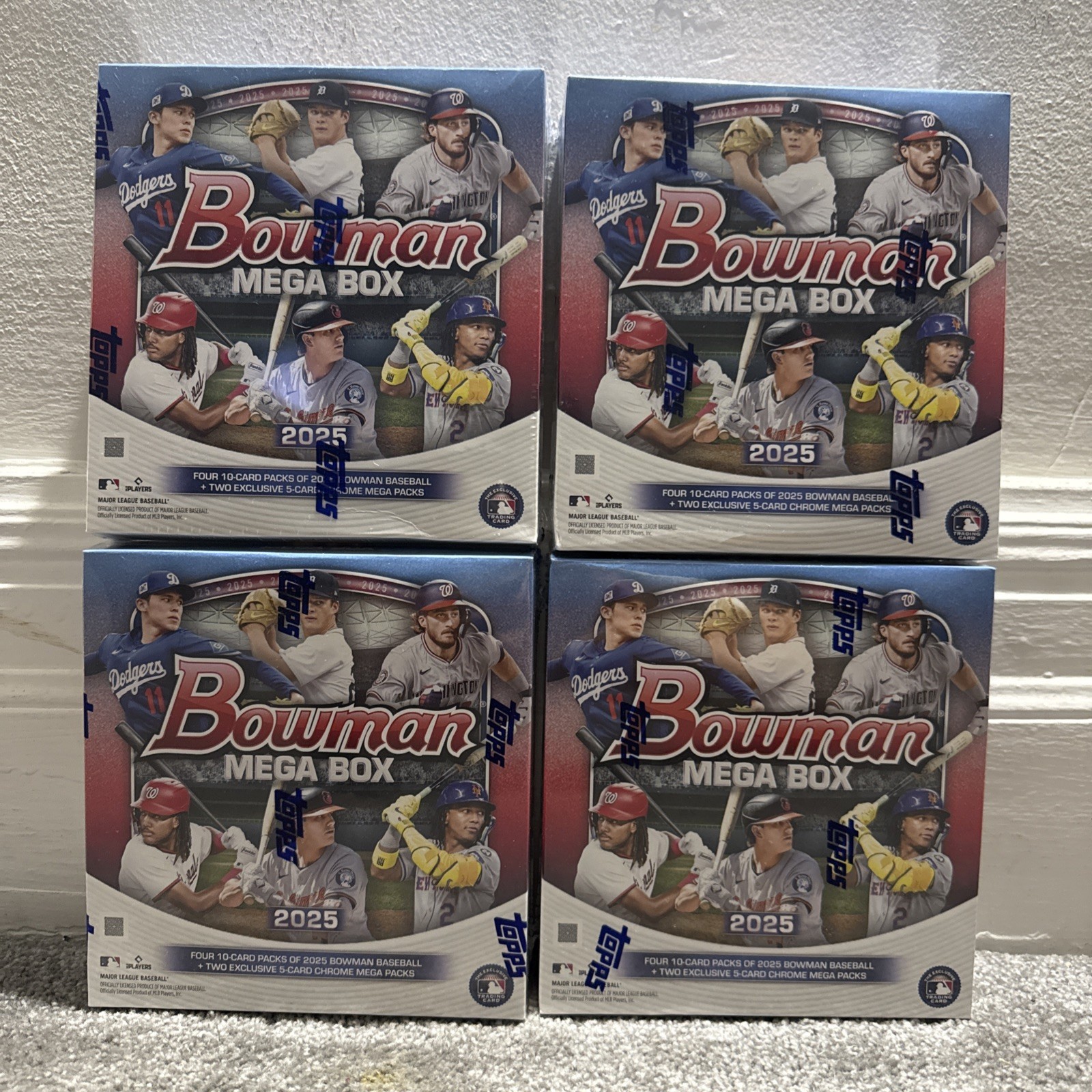 2025 Topps Bowman Baseball Mega Box Factory Sealed Lot Of 4 | eBay