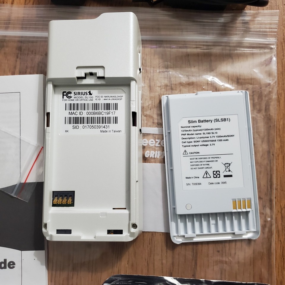 Sirius Stiletto SL100 Portable Satellite Radio ONLY | eBay