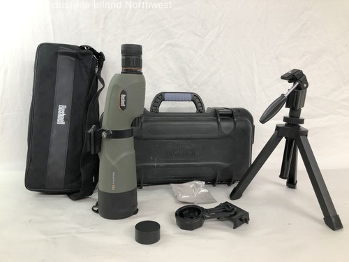 Bushnell Trophy Xtreme 20-60 X 65mm Spotting Scope with Black Case, Bag ...