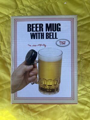 Vintage The Ringer Beer Plastic Mug With Service Bell Classic Bicycle ...