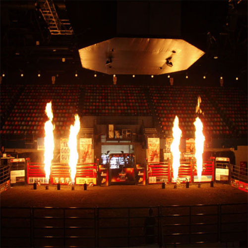 2pcs Fire Machine Stage Effect DMX Flame Thrower Flame Projector DJ ...