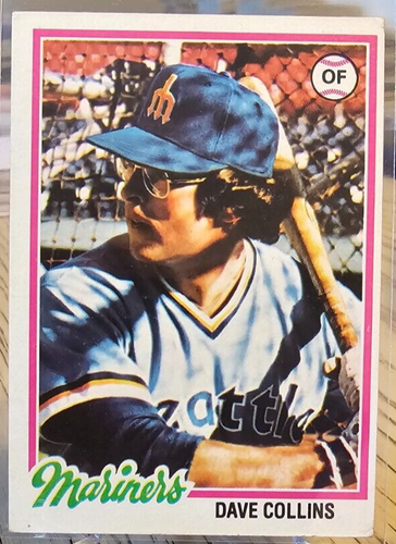 1978 Topps Dave Collins #254 Seattle Mariners VG | eBay
