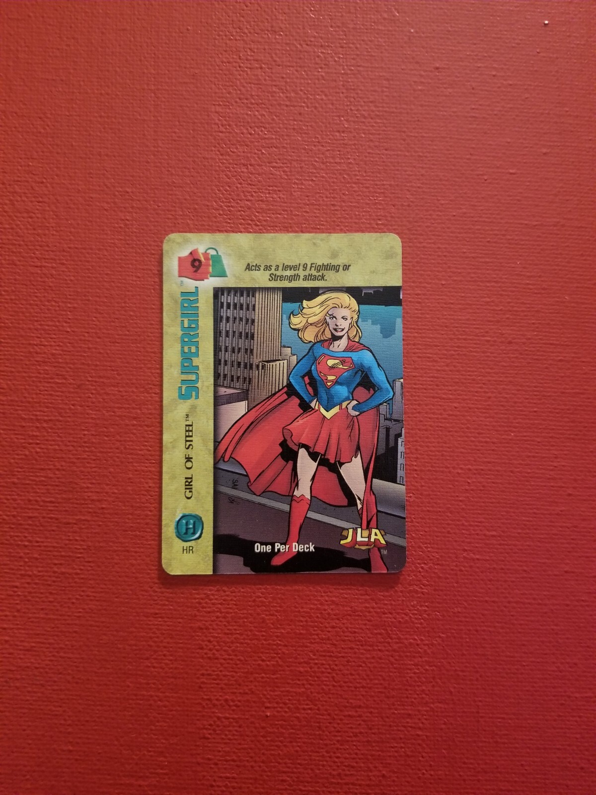 FLEER DC JUSTICE LEAGUE OVERPOWER - SUPERGIRL GIRL OF STEEL GAMING CARD ...