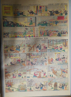 The Katzenjammer Kids by Knerr from 9/20/1931 Large Full Page Size 15 x ...