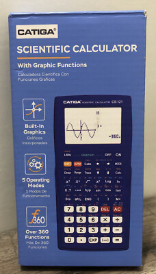 Catiga Scientific Calculator with Graphic Functions CS-121 Blue | eBay