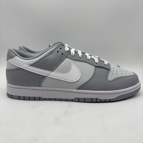 Nike Dunk Low Retro Two Tone Grey Platinum Athletic Shoes 11.5 Men's ...
