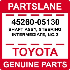 452600D220 Genuine Toyota Shaft ASSY Steering Intermediate No.2 45260 ...