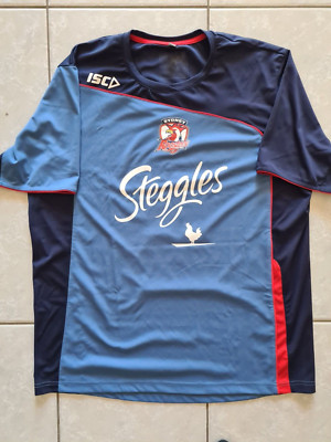 Sydney Roosters 2010/11 ISC Rugby League Light Blue Training Shirt XXL ...