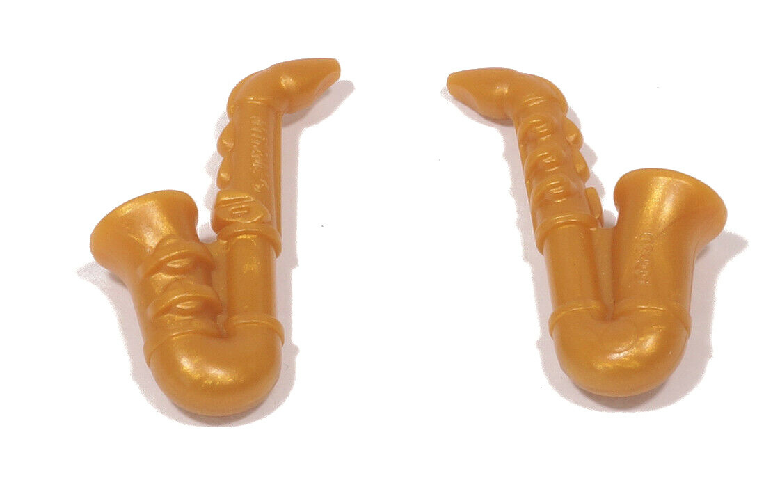 LEGO - 2 Saxophone perl - gold / Trompete / Saxofon / 13808 NEUWARE (e2 ...