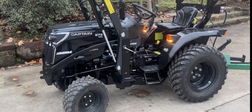 Captain 273 4wd Mitsubishi compact tractor with front loader And 2 ton ...