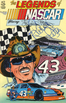 RICHARD PETTY SIGNED THE LEGENDS OF NASCAR #2 VORTEX COMIC BOOK RARE ...