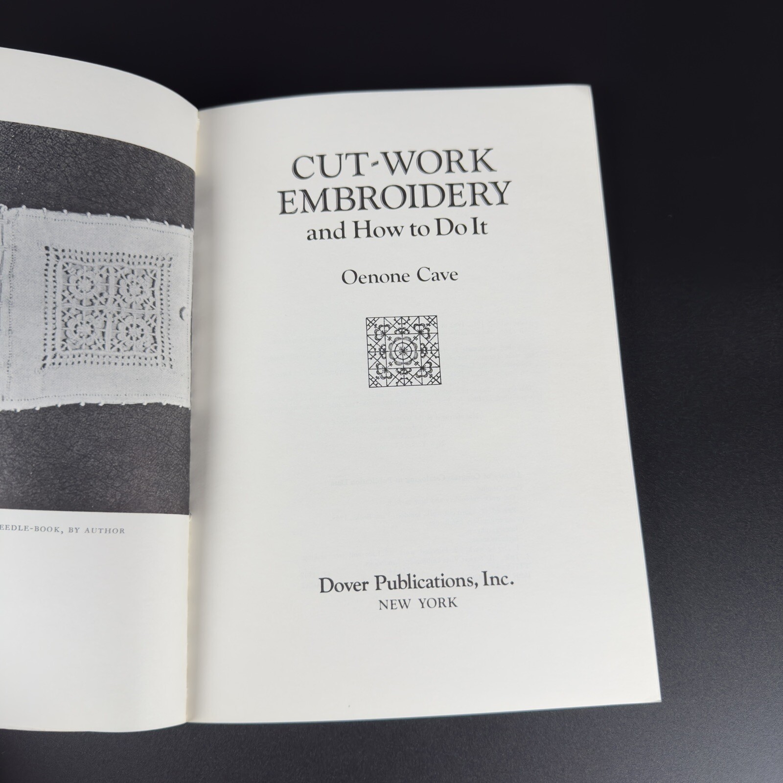 Cut-Work Embroidery and How to Do It by Oenone Cave Vintage Arts and ...