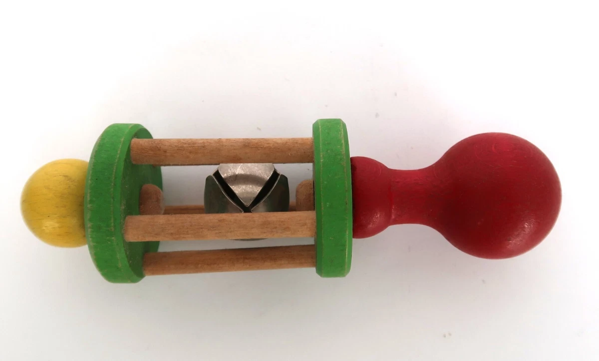 Vintage Wooden Baby Rattles