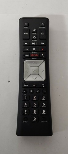 Xfinity Comcast XR5 V4-U RF X1 DVR Receiver TV Remote Controls Check ...