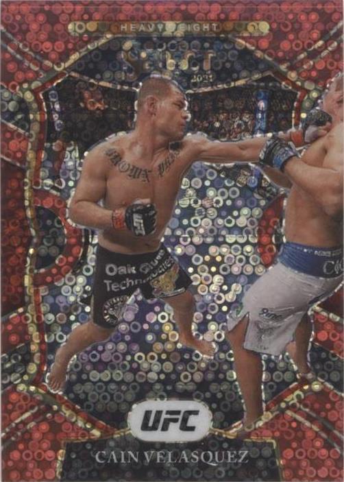 2021 Panini Select UFC - Concourse Cain Velasquez #28 Red Disco Prizm ...