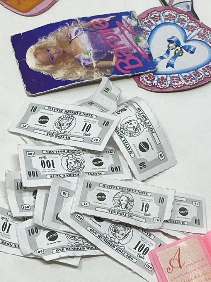 HUGE Vintage Lot Barbie Photos Stationery Cardboard Accessories Books ...