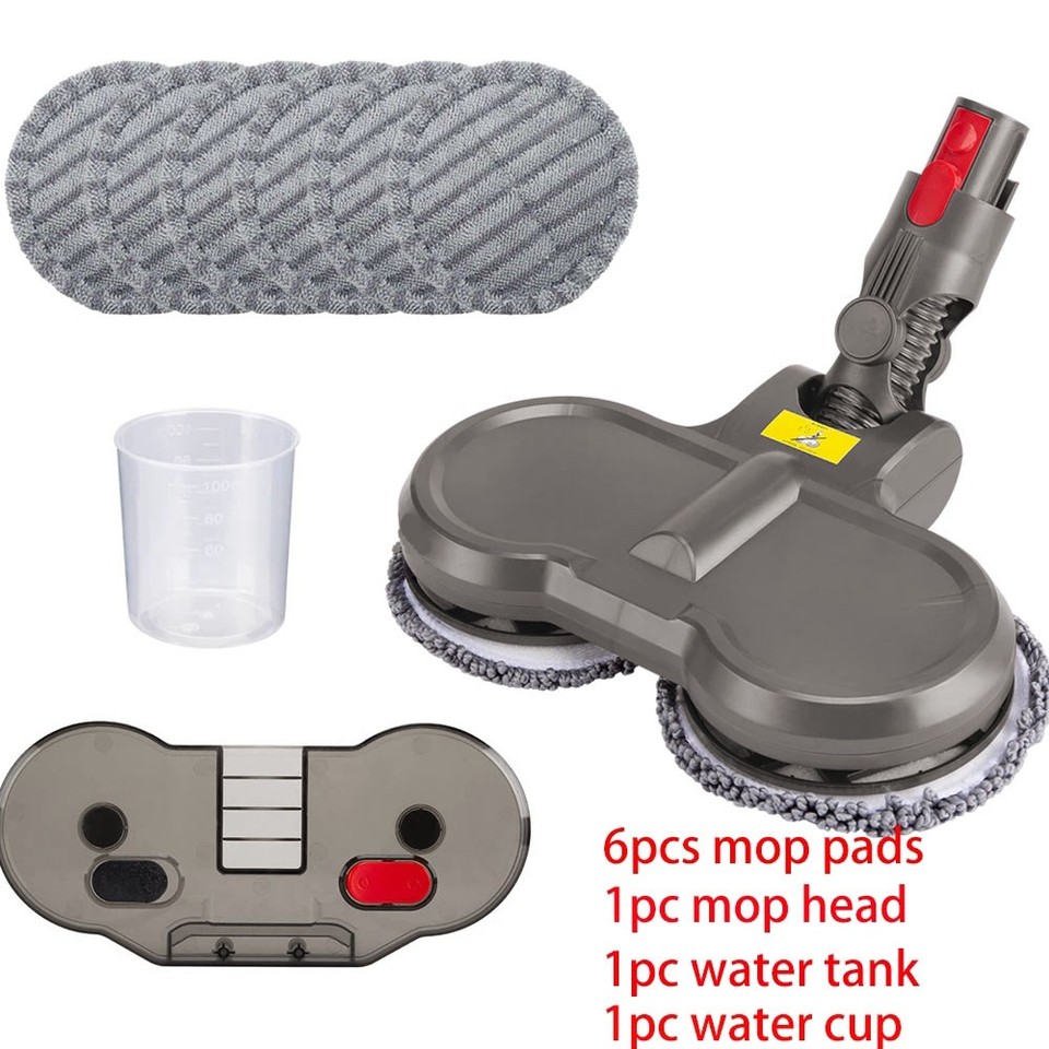 Dry/Wet Electric Mop Head with Water Tank For Dyson V7 V8 V10 V11 ...