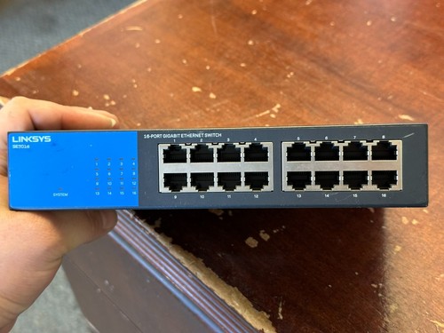Linksys SE3016 16 Port Rack Mountable Ethernet Switch for sale online ...