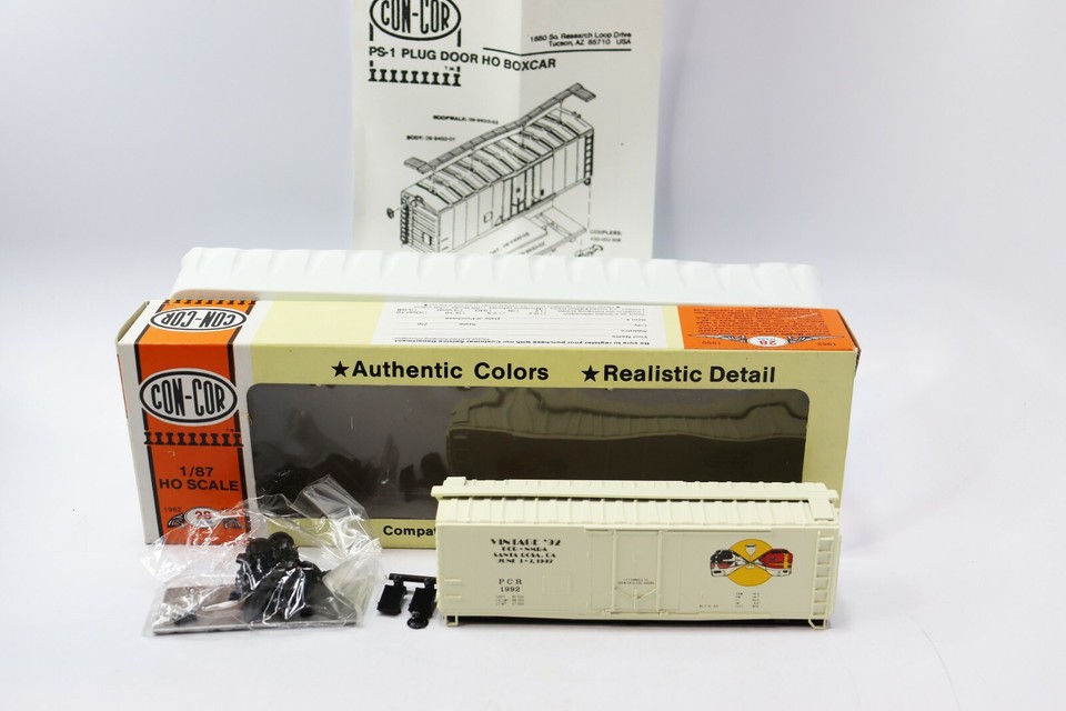 Con-Cor PCR NMRA Vintage 92 HO Scale 40 ft PD Boxcar Kit Special Run ...