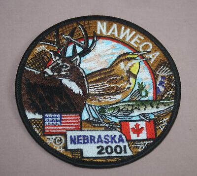 VINTAGE NEBRASKA 2001 NAWEOA OFFICERS ASSOC. JACKET PATCH-UNUSED | eBay