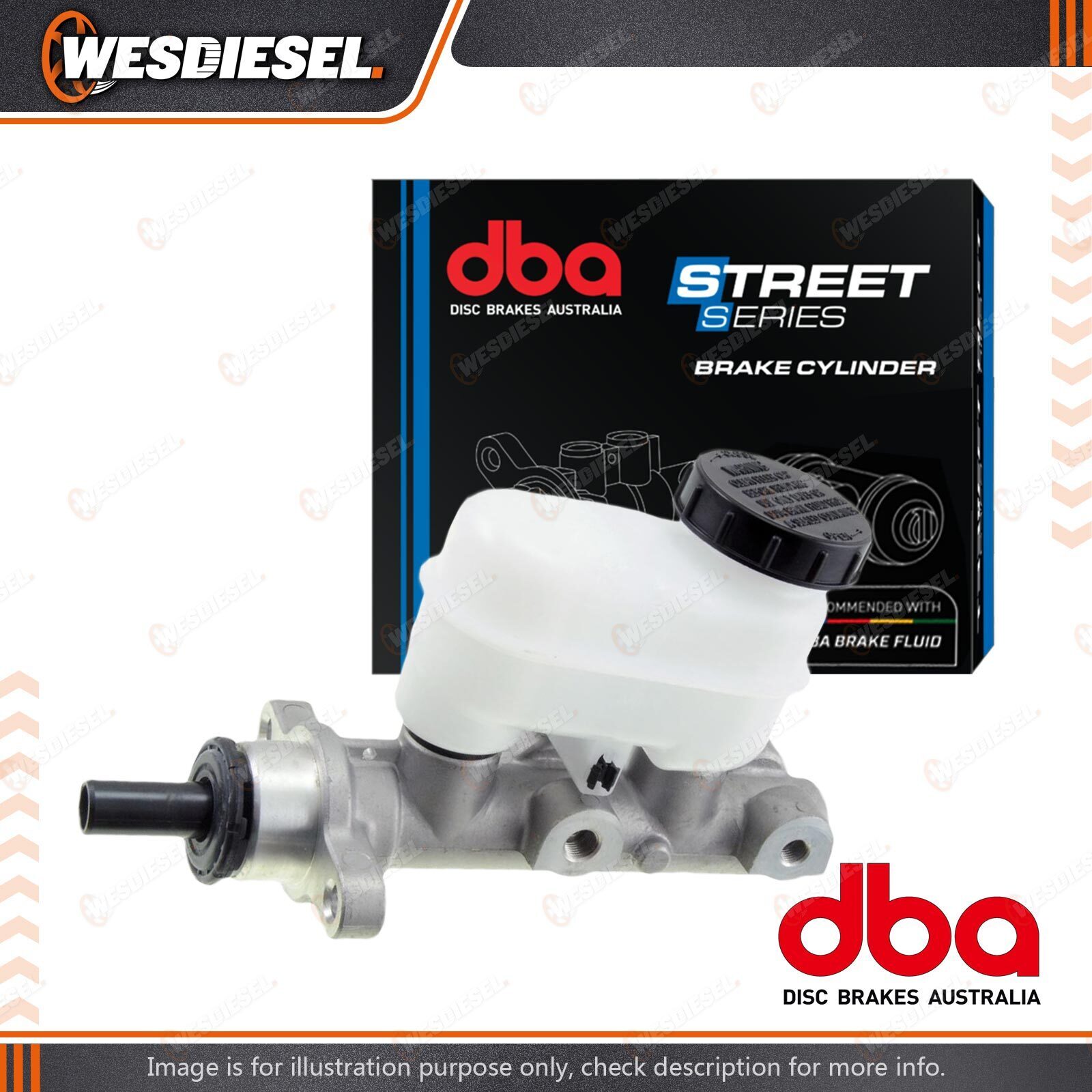DBA Street Series Direct Replacement Hydraulic Brake Master Cylinder ...