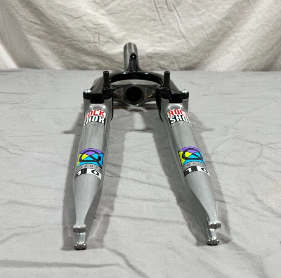 RARE NEW Old Stock Rockshox Quadra 10 Suspension Fork 255mm 1-1/4 ...