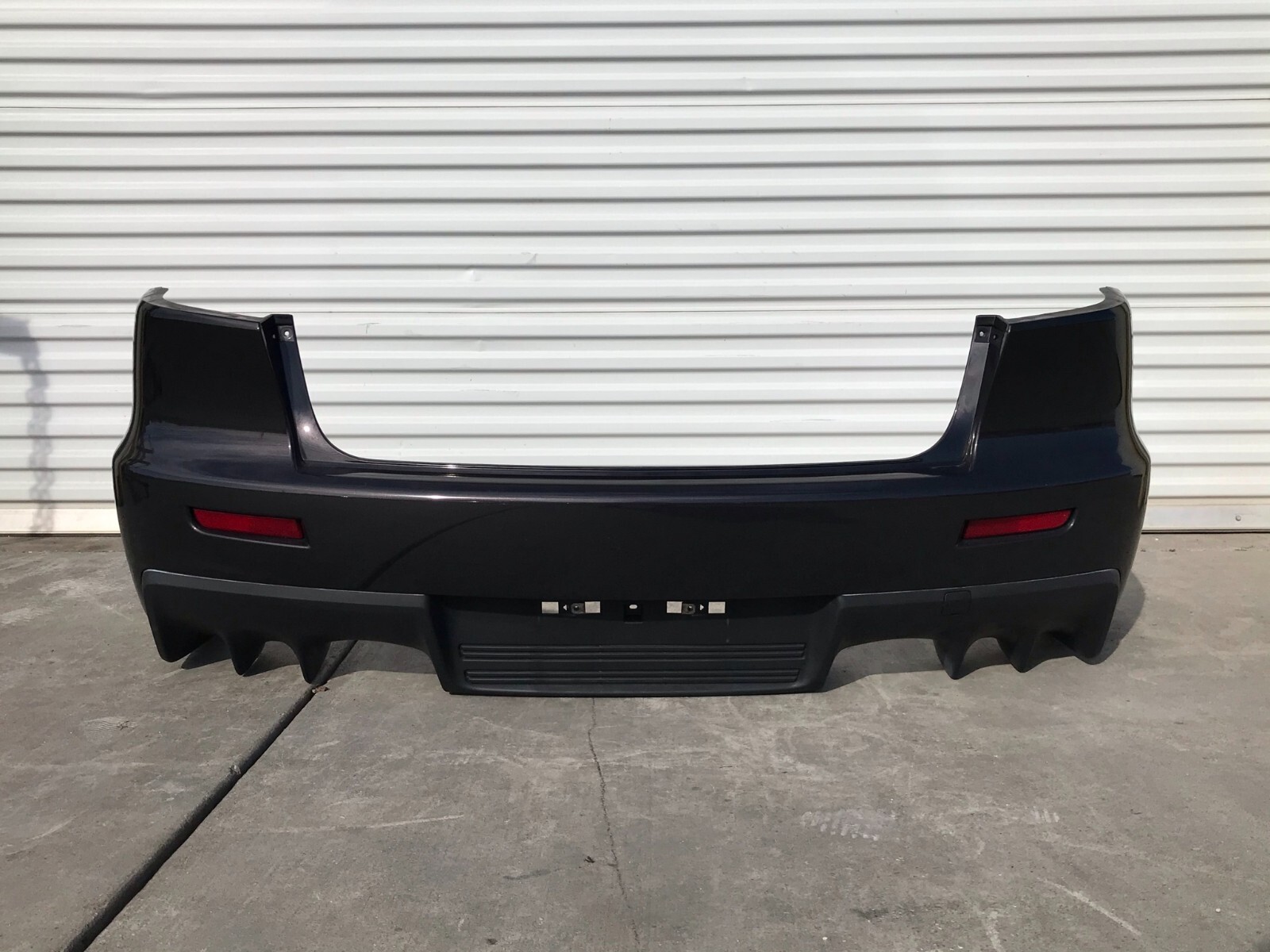 08-15 MITSUBISHI LANCER EVOLUTION EVO X REAR BUMPER COVER PHANTOM BLACK ...