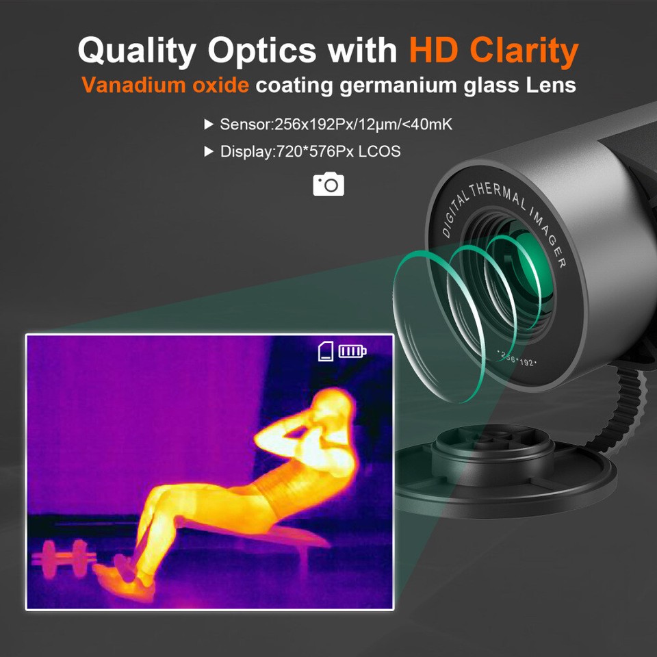 MiLESEEY 256X192 Thermal Imaging Monocular for Hunting with Infrared ...