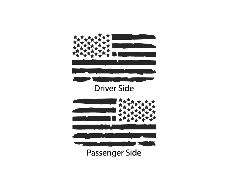 USA Flag Decals Fits Subaru Forester 2009-2013 Side Windows - 2.5x ...