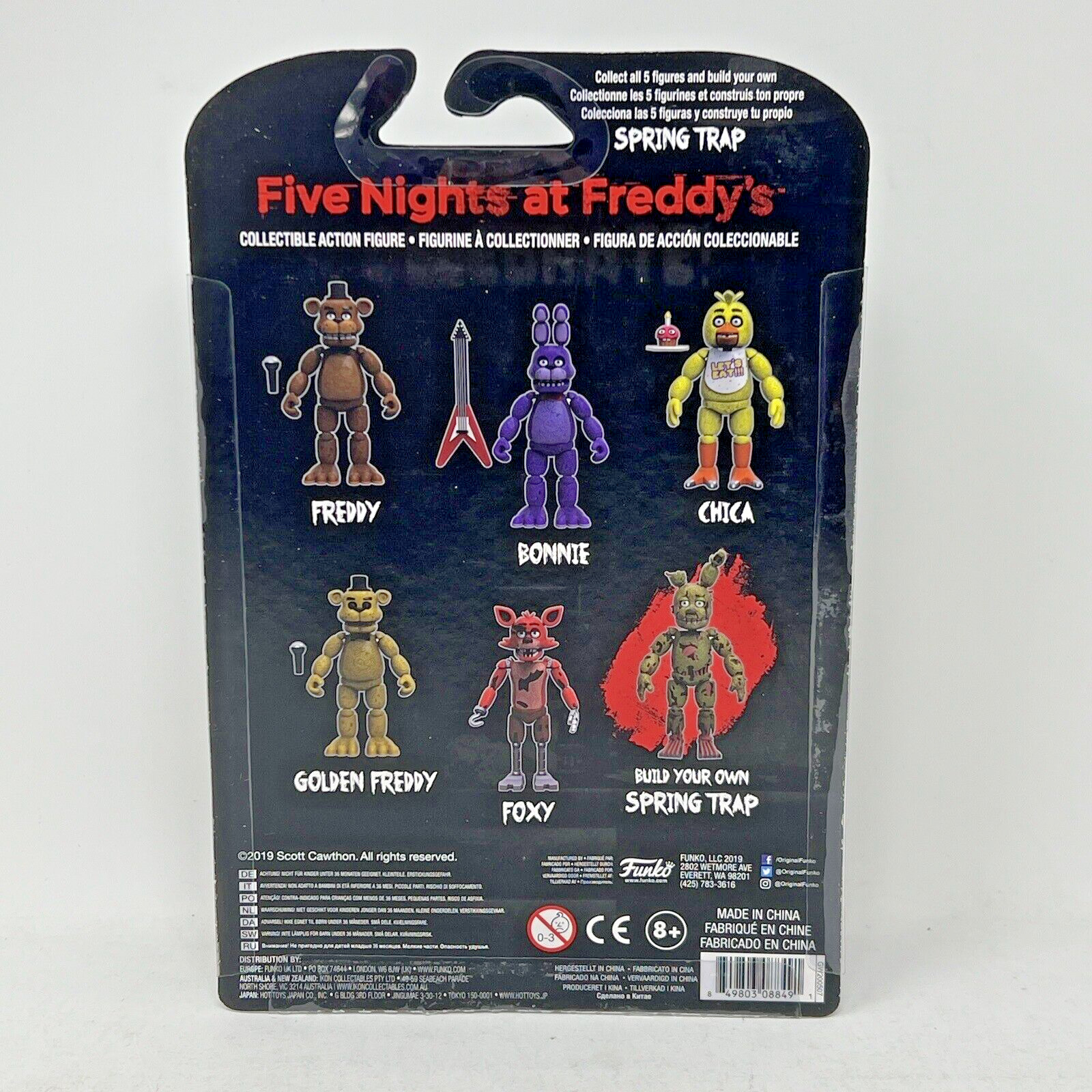 Funko FNAF Five Nights at Freddy's Articulated Bonnie Action Figure ...