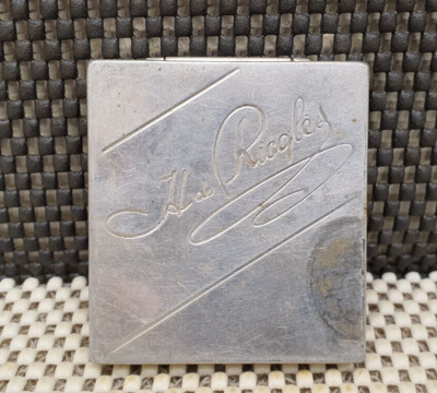 Vintage Small Aluminum Advertising Box Ricqles Mint Pastilles | eBay