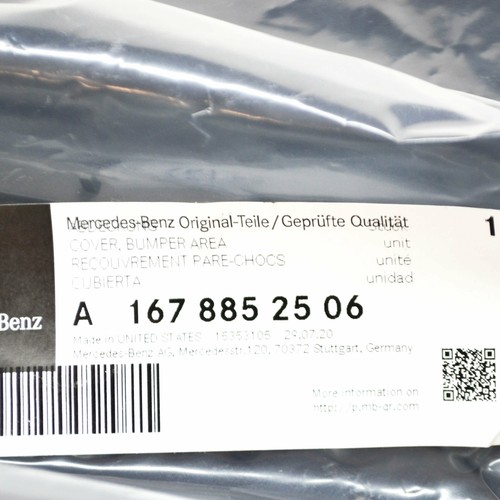 NEW MERCEDES-BENZ GLS X167 FRONT LEFT BUMPER GRILLE AMG A1678852506 ...