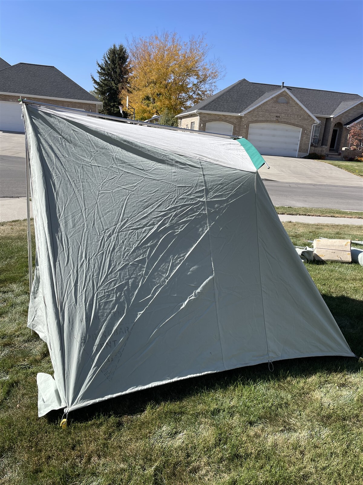 Vintage Springbar AAA Model 713 Modular Tent & Leisure Port Canvas ...