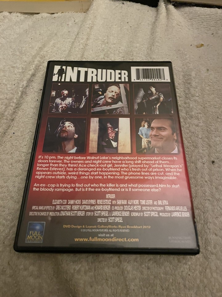 Intruder (DVD, 2012, Unrated Director's Cut) Horror Slasher Gore | eBay