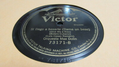 ORQUESTA MAX DOLIN VICTOR 78 RPM RECORD 73171 SI ILEGO A BESARTE | eBay