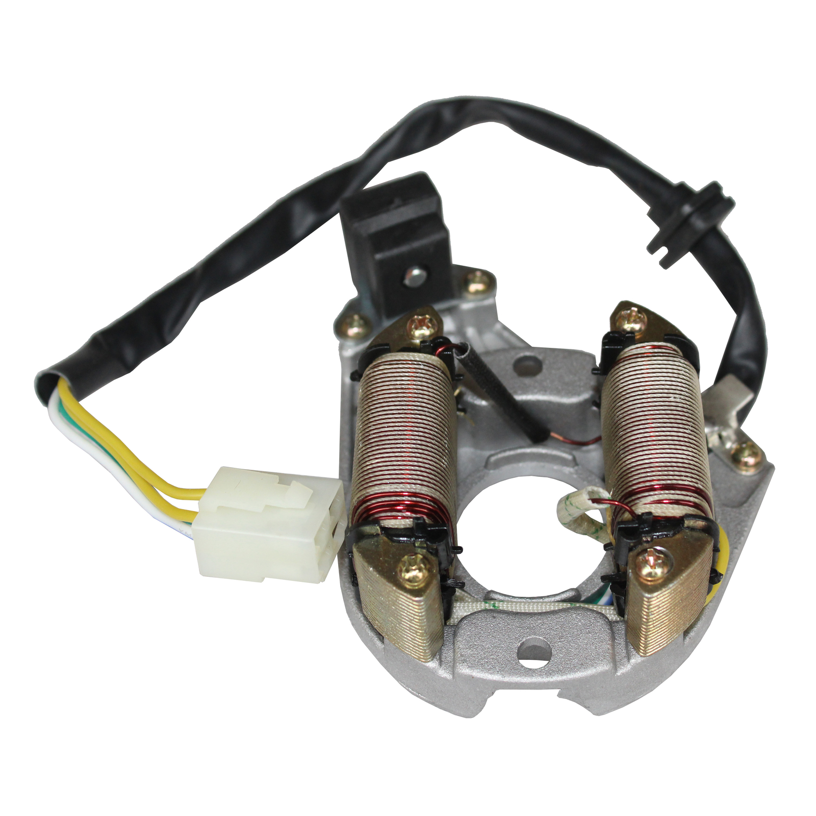 2 Coil Magneto Stator Plate Half-Wave 50cc-125cc ATV Go Kart Honda ...