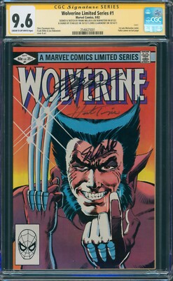 Wolverine Limited Series #1 CGC SS 5X 9.6 Sketch Signed Stan Lee and ...