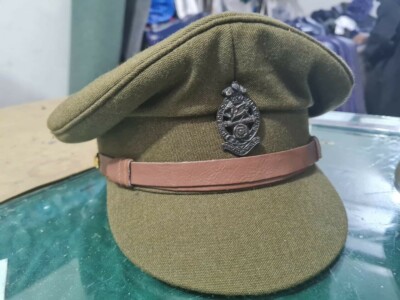 Hat Cap Kepi - British Officer Peaked Visor Cap- British Army Cap | eBay
