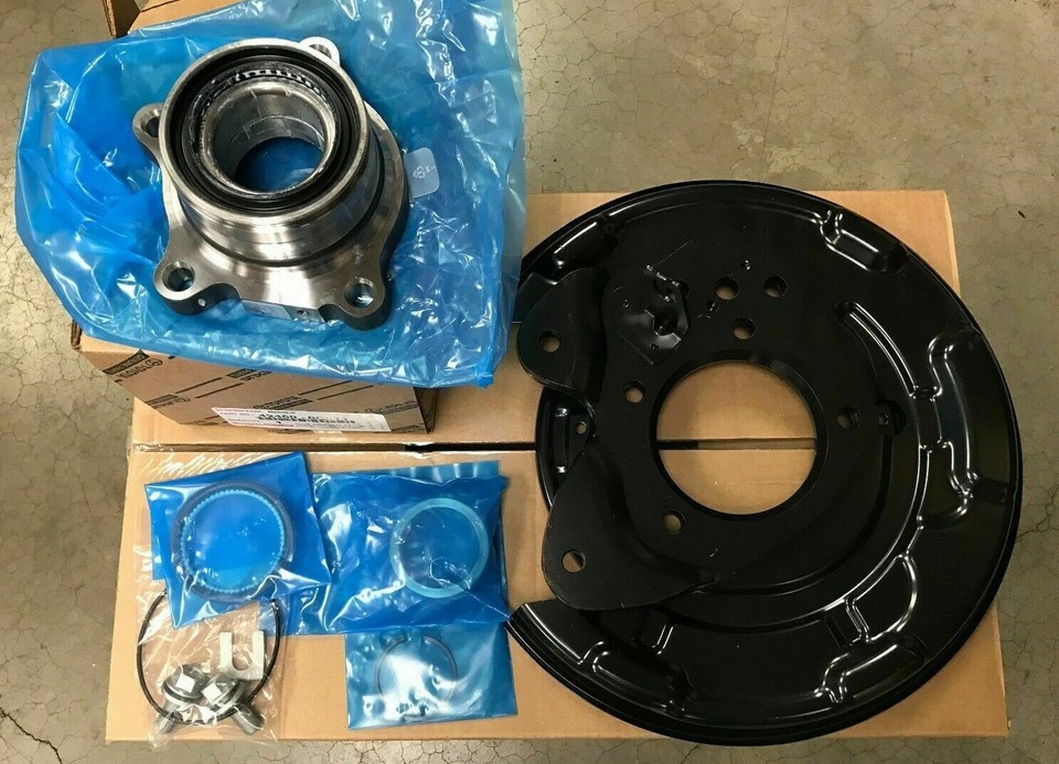 Genuine Toyota Tundra Left & Right Rear Backing Plate Kit Axle Bearing ...
