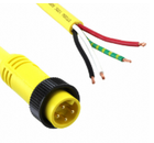 1300061002 Cable A-Size Single-Ended Cordset, 4 Poles, Male (Straight ...