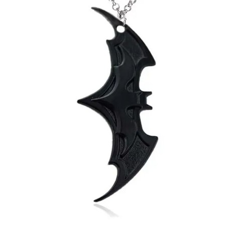 Batman Superman Pendant Necklace Gothic Bat Symbol Halloween Costume ...