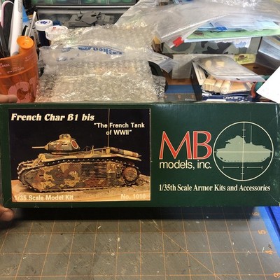 1/35 MB Models 1010 French Char B1 bis Multimedia Model Kit | eBay