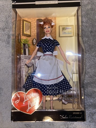2004 I Love Lucy Lucille Ball Sales Resistance Doll Barbie Collector ...