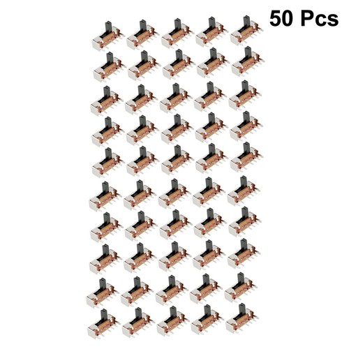 50Pcs 6mm Horizontal Slide Switch SP3T 1P3T 4 Terminals PCB Panel ...