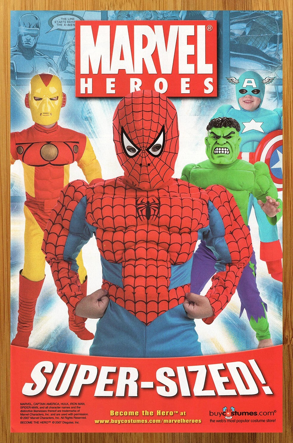 Marvel Heroes Poster Character List